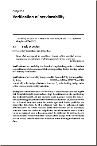 Decoding Eurocode 7 - Chapter 8. Verification of serviceability